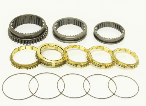 Synchrotech 97-98 CR-V AWD 1-5 Brass Synchro Sleeve Set | SO-SYN109EB ...