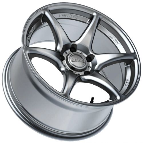 Kansei 18x9.5 5x114.3 22mm Offset 73.1mm Bore K11G Tandem Gunmetal ...