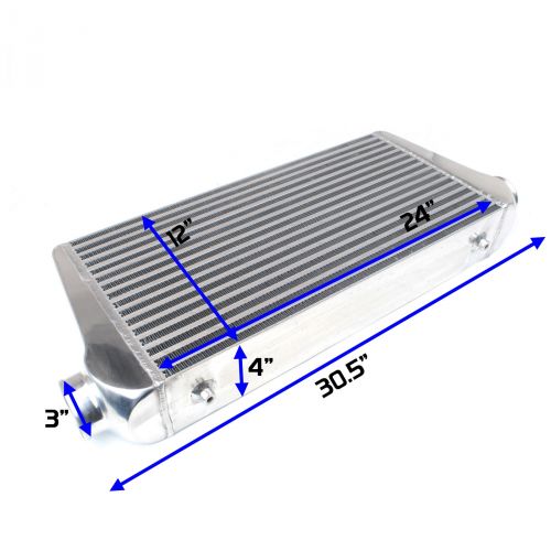 Rev9Power 24x12x4 Universal Spec-R Aluminum Intercooler: K Series Parts