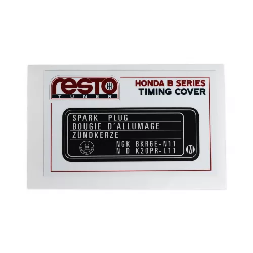 RestoTuner Version M European B16 Timing Cover Replacement Decal | RST ...