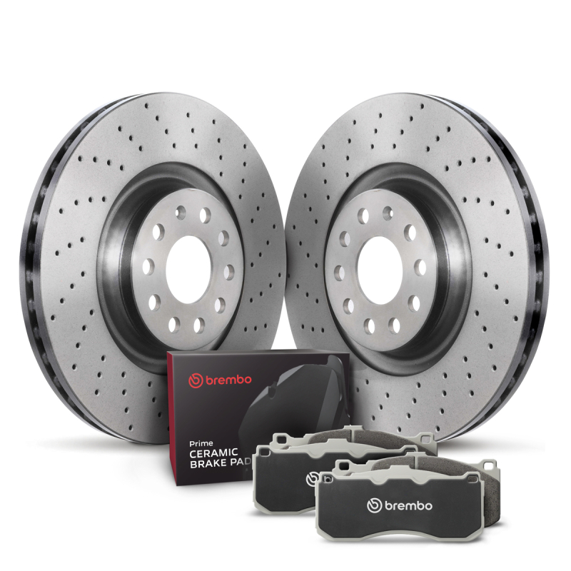 Brembo OE Front Disc Brake Kit for 2011-2015 Honda CR-Z * Part Number KTX0143 - Brembo OE